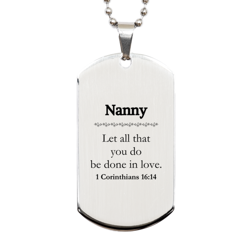 Christian Nanny Gifts, Let all that you do be done in love, Bible Verse ...